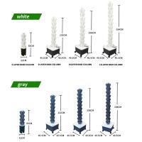 China 4/8/10/12 Layers Indoor Soilless Hydroponic System Grow Tower Column For Home for sale