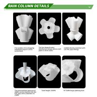 China 4/8/10/12 Layers Indoor Soilless Hydroponic System Grow Tower Column For Home for sale