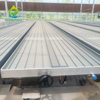 China Ebb And Flow Seedbed Greenhouse Rolling Benches Grow Table Indoor Farming for sale