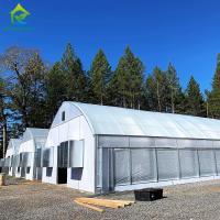 China Auto Blackout Custom Fully Light Deprivation Agricultural Mushroom Greenhouse for sale