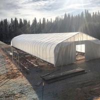China Large Tunnel Blackout Polyhouse Light Deprivation Agricultural Greenhouse for sale