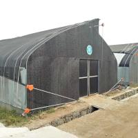 China Tropical Climate Sawtooth Poly Tunnel Plastic Film Agricultural Greenhouse for sale