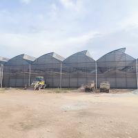 China Tropical Climate Sawtooth Poly Tunnel Plastic Film Agricultural Greenhouse for sale
