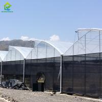 China Steel Tructure Agricultural Poly Tunnel Black Shading Multi-span Greenhouse with Optional Cooling System for sale