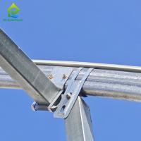 China Low Tunnel Plastic Film Galvanized Steel Frame Structure Greenhouse For Sale for sale