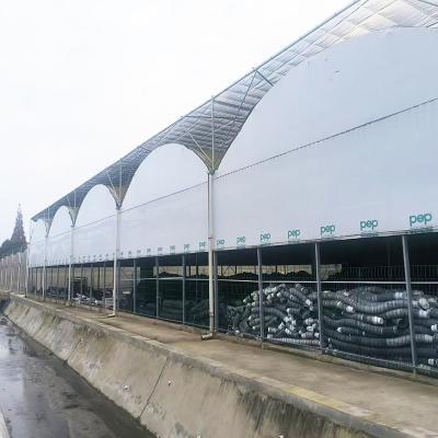 China Smart Light Deprivation Multi-span Black Shade Film Greenhouse for sale