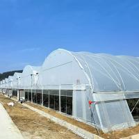China High Quality Aluminum Alloy Multi-span Poly Tunnel Plastic Shed Greenhouse Tent for sale