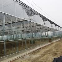 China Horticultural Poly Tunnel Film Multi-span Agricultural Greenhouse With Shading System for sale