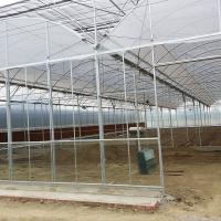 China Horticultural Poly Tunnel Film Multi-span Agricultural Greenhouse With Shading System for sale