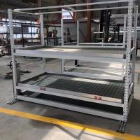 China Double Layers Seedbed Ebb And Flow Greenhouse Rolling Bench Grow Tables for sale