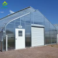 China Custom Size PC Sheet Agricultural Wind Resistant Polycarbonate Tomato Greenhouse for sale