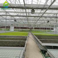 China Custom Logistics-based Track-mounted Adjustable Ebb and Flow Table Seedling Bed for Greenhouse Seedling Cultivation for sale