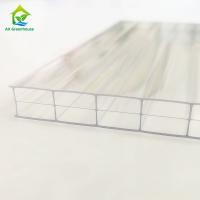 China Double Wall 8mm Polycarbonate Greenhouse Panels Lightweight Plastic Board for sale