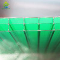 China Double Wall 8mm Polycarbonate Greenhouse Panels Lightweight Plastic Board for sale