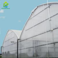 China Rectangle High Insulation Plastic Greenhouse Cover Anti Snow 3 Layer PC Sheet for sale