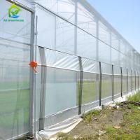 China 150 to 200 micro Plastic Film Greenhouse Multispan 4 Seasons Green House for sale