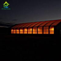 China PE Film 220V Auto Light Dep Greenhouse 100% Blackout High Tunnel Greenhouse for sale