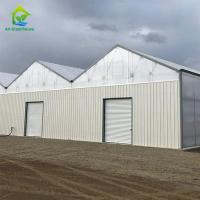China Medical Herb CBD Gable Light Deprivation Greenhouse Multispan Gutter Connect Greenhouse for sale