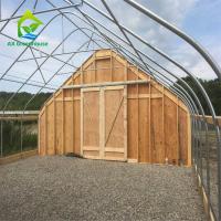 China Economical 200 Mircon Polyfilm Walk In Tunnel Greenhouse For Tomato for sale