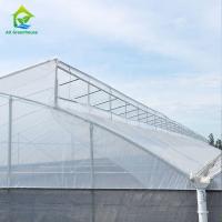 China Industrial Sawtooth Plastic Film Greenhouses 3.0m-6.0m Gutter Flower Farm Greenhouse for sale