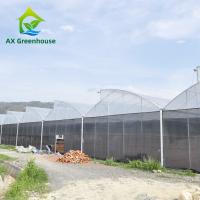 China Industrial Sawtooth Plastic Film Greenhouses 3.0m-6.0m Gutter Flower Farm Greenhouse for sale