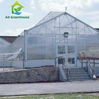China Plants Cultivation Single Span Polycarbonate PC Sheet Greenhouse with Stable Structure and Easy Assembly for sale