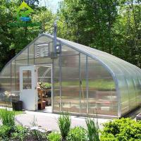 China Single Span Double Layer 8mm PC Sheet Greenhouse Venlo 0.5KN/M2 Wind Load for sale