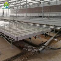China ABS Hydroponic Greenhouse Rolling Benches 70cm Height Plant Nursery Benches for sale