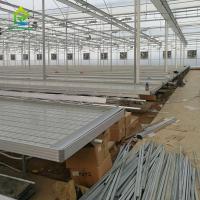 China ABS Hydroponic Greenhouse Rolling Benches 70cm Height Plant Nursery Benches for sale