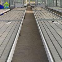 China Movable Agriculture Hydroponic Rolling Benches 4x4 4x8 Flood And Drain Table for sale
