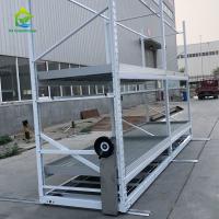 China Multi Layer Powder Coating Greenhouse Racks Hydroponic Ebb And Flow Tables for sale