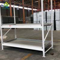 China Modern 2 Tier 4X8Ft Mobile Vertical Grow Racks Dripping System for sale
