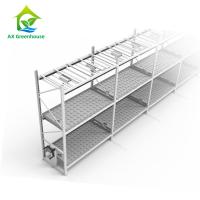 China 4ft 5ft Width 2 Layer Stackable Vertical Farming Racks For Flowers for sale