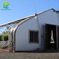 China Auto External Blackout Greenhouse Light Dep Greenhouse White-Black Film Greenhouse for sale