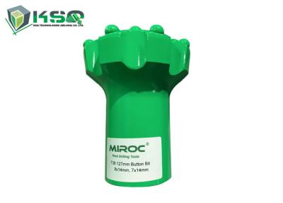 China Tungsten Carbide Drill Bits T38 127mm Rock Drill Bits With CNC Milling Heat Treatment Process for sale