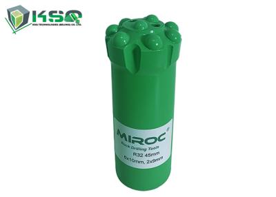 China Long Skirt R32  Button Drill Bit  45mm Diameter For Drifting And Tunneling for sale