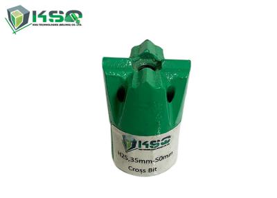 China H25 35mm Cross Drill Bit Wear Resistant Thread Drill Bit For Mining And Hole Drilling for sale
