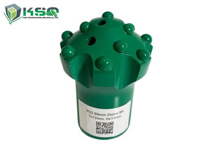 China Dome Reaming Drill Bit Rock Drill Bit R32 89mm with Spherical Button for Hard Rock Blasting Holes for sale