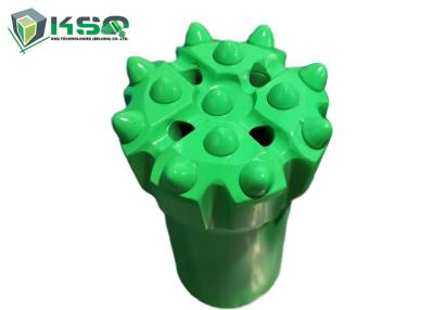 China T45 102mm Button Drill Bit With Flat Face Threaded Drill Bit 45CrNiMoV Steel For Mining And Tunneling for sale