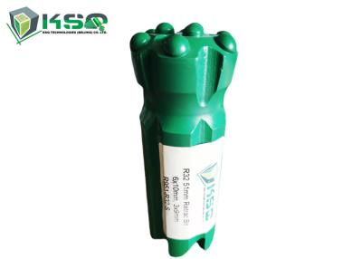 China Top Hammer Drilling Tools R32 51mm Retrac Body Flat Face Spherical Button Drill Bit for sale