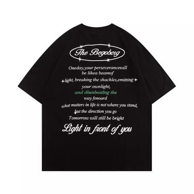China Short Sleeves men t shrit  Puff Printing O neck Shirts for sale