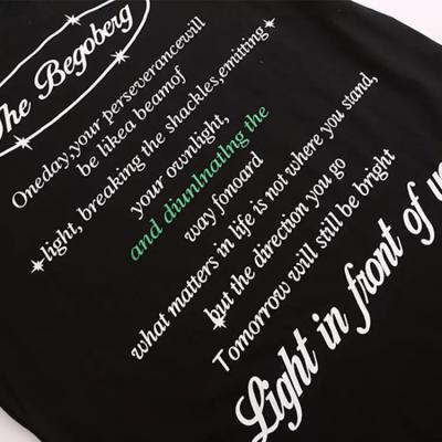 China Short Sleeves men t shrit  Puff Printing O neck Shirts for sale