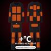China Warm Electric Heating Thermal Mens Set Rechargable Double Switch Control for sale