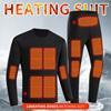 China Warm Electric Heating Thermal Mens Set Rechargable Double Switch Control for sale