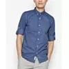 China 2022 wholesale slim solid shirts men's long sleeve casual shirt custom shirt with high quality for sale
