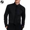 China 2022 wholesale slim solid shirts men's long sleeve casual shirt custom shirt with high quality for sale