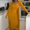 China 2022 New Arrivals Women Clothing Solid Color sexy dress set Two Piece outfit ladies wears casual for sale