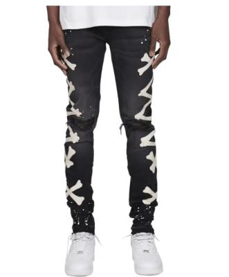 China Cotton Plain Jeans Pant for sale