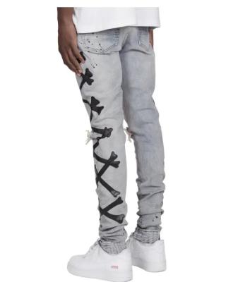 China Cotton Plain Jeans Pant for sale