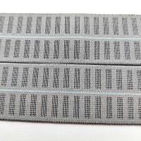 China Men wallet elastic band custom jacquard letters adjustable elastic band with logo strong elastic melt head band for sale